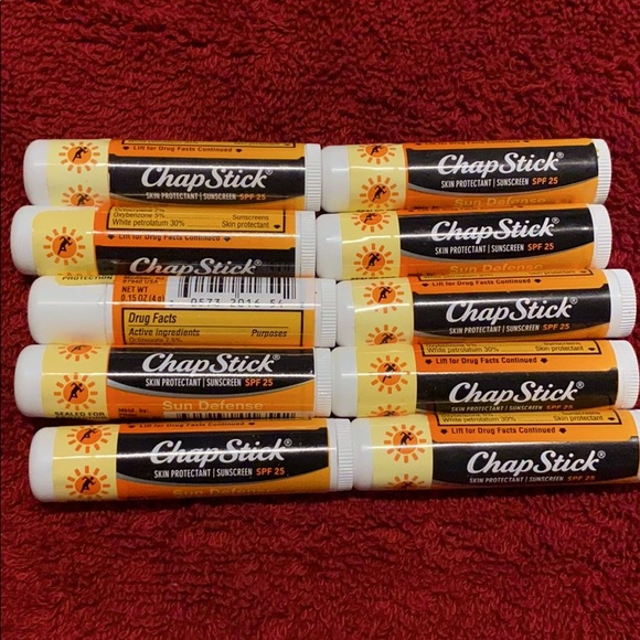 Chapstick | Makeup | Chapstick Sun Defense Spf 25 Lip Balm Lot Of ...